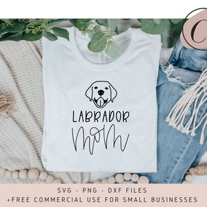 Labrador Mom SVG, Dog Mom SVG, Labrador Svg, Hand Lettered SVG, Dog Svg ...
