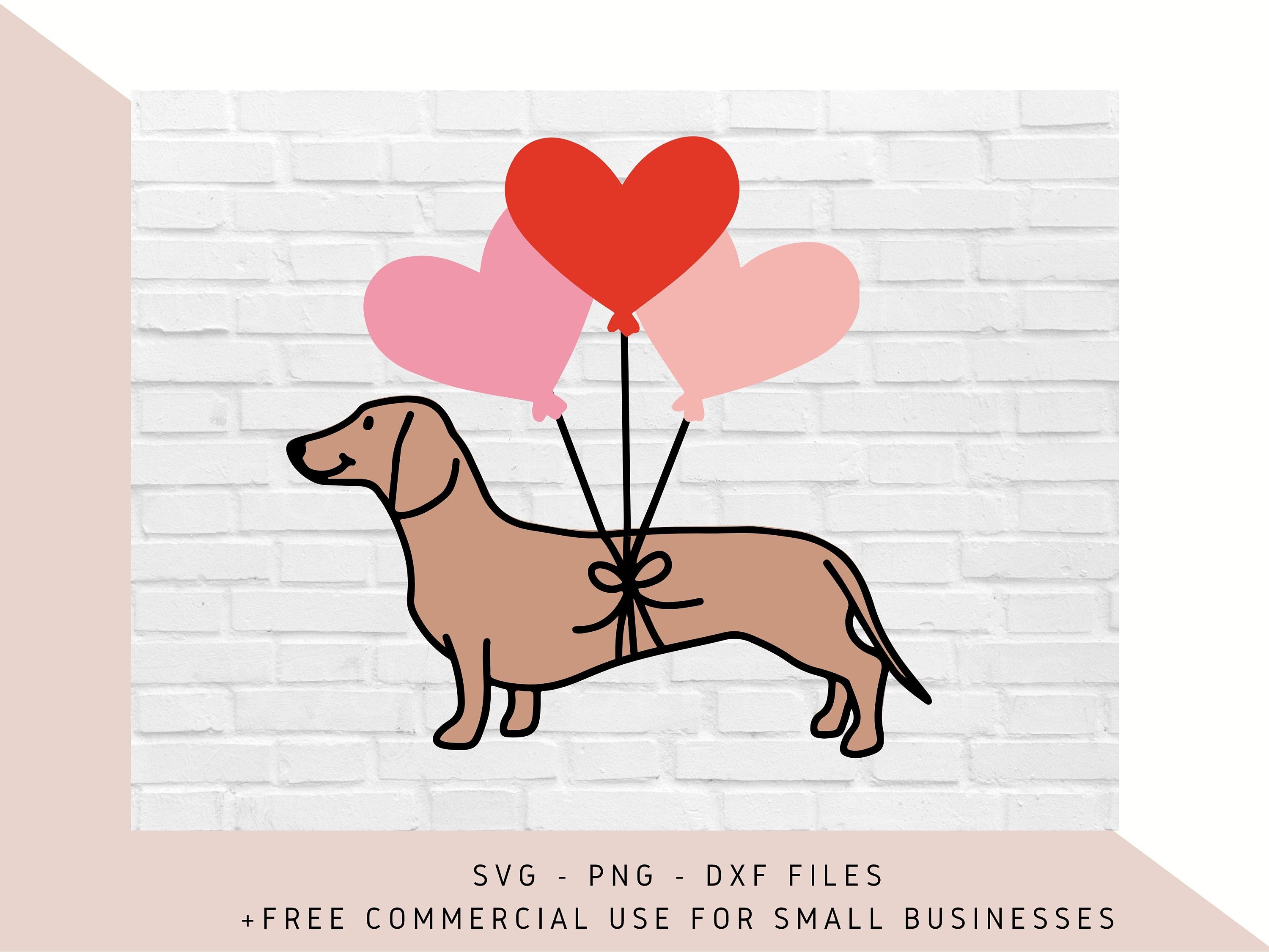 Dachshund SVG Dog Valentines Day SVG Dog Heart Svg Dog Svg - Etsy