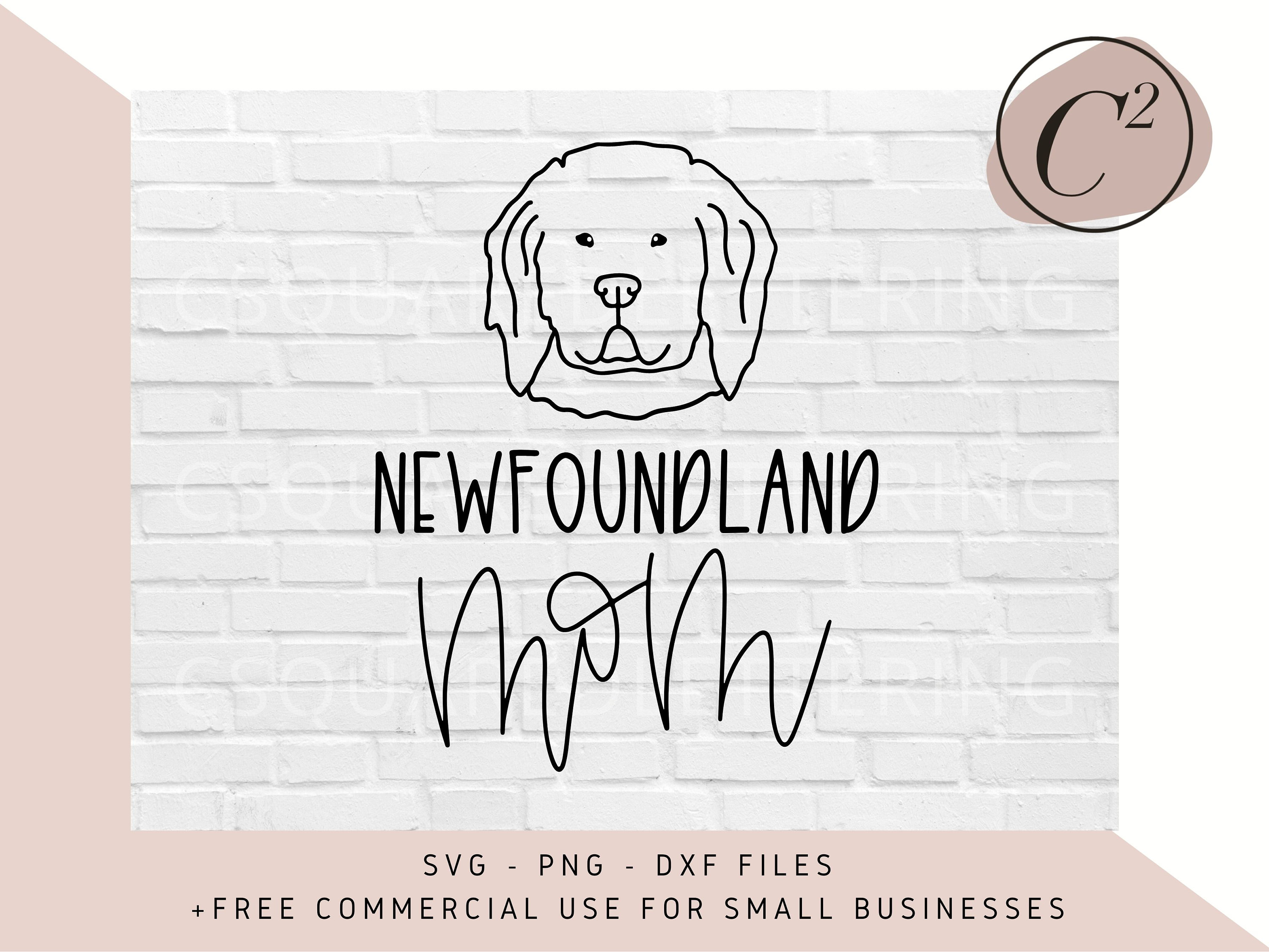Newfoundland svg Newfoundland mom SVG Newfoundland Hand | Etsy