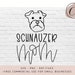 Schnauzer Mom SVG, Dog Mom SVG, Schnauzer Svg, Hand Lettered SVG, Dog ...