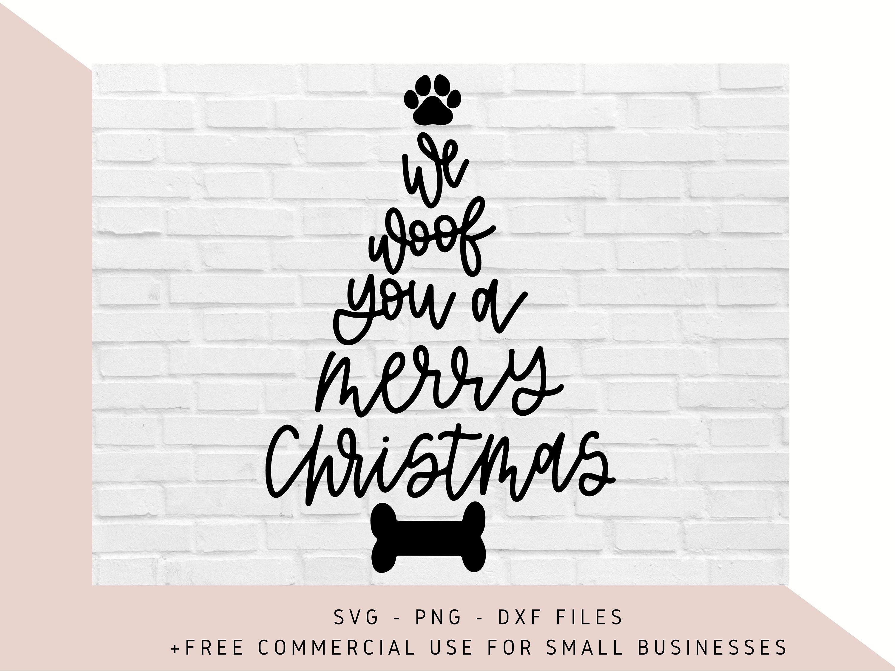 Merry Christmas SVG Christmas Dog Svg Pet Christmas SVG Dog - Etsy