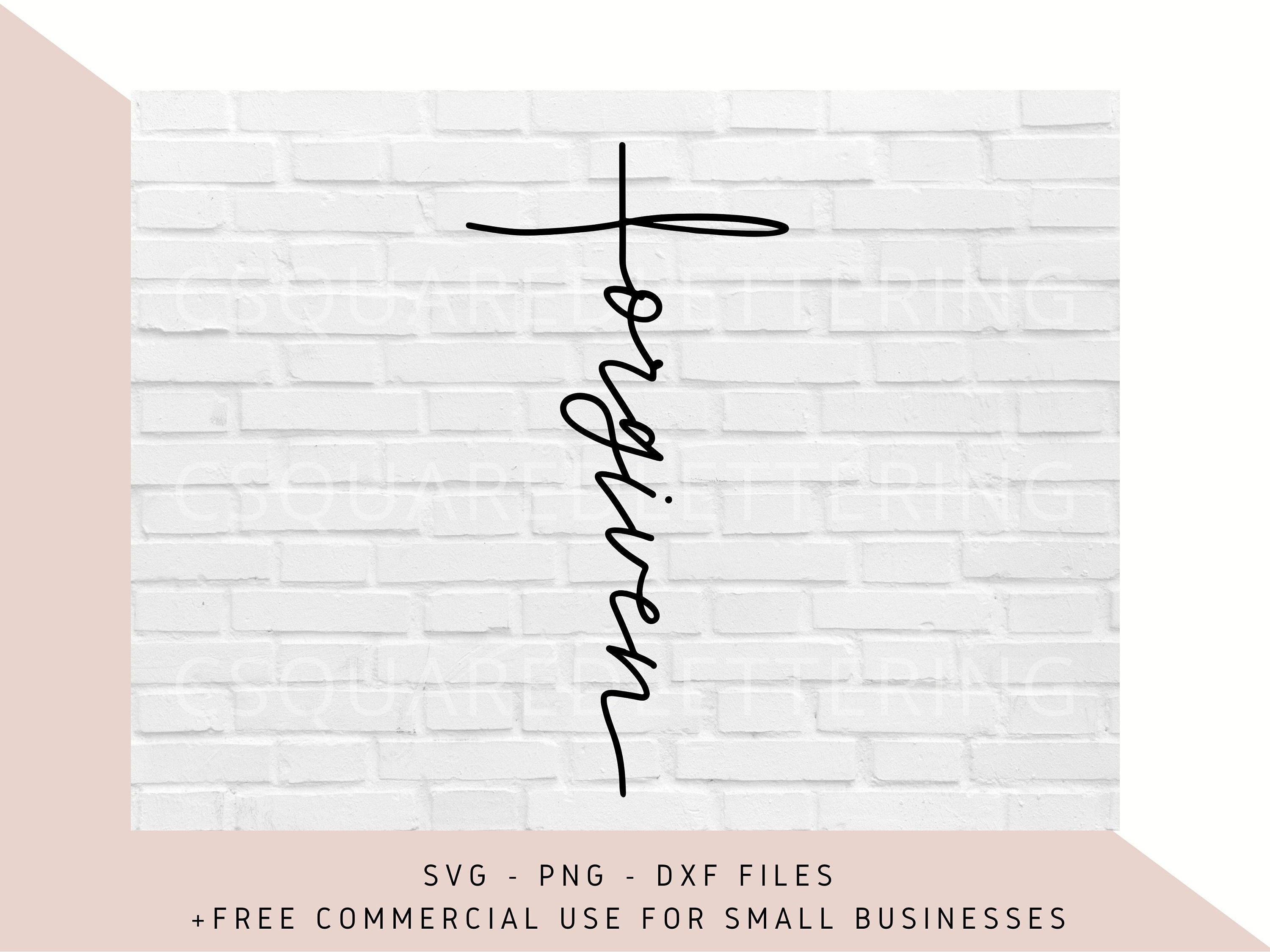 Forgiven Svg Cross SVG Christian SVG Faith Svg Jesus SVG - Etsy