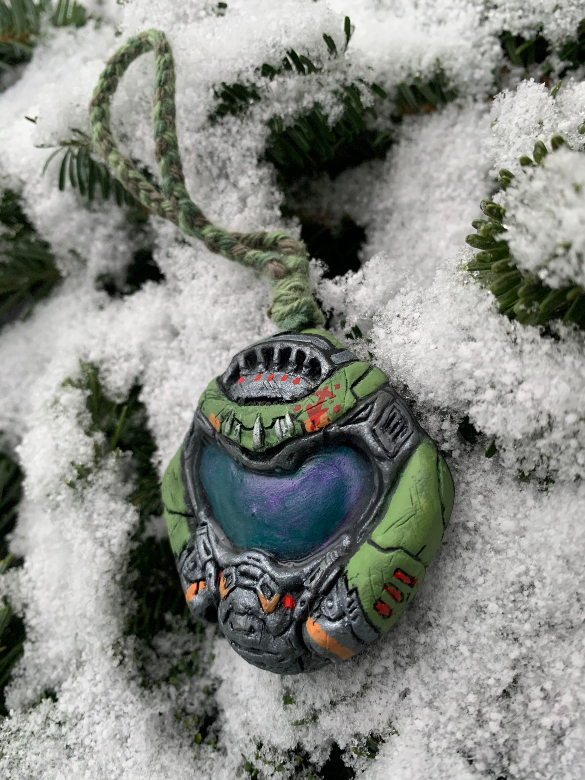 Doom Slayer Keychain para gamers Doom Eternal Videogame Doom guy Slayer ...