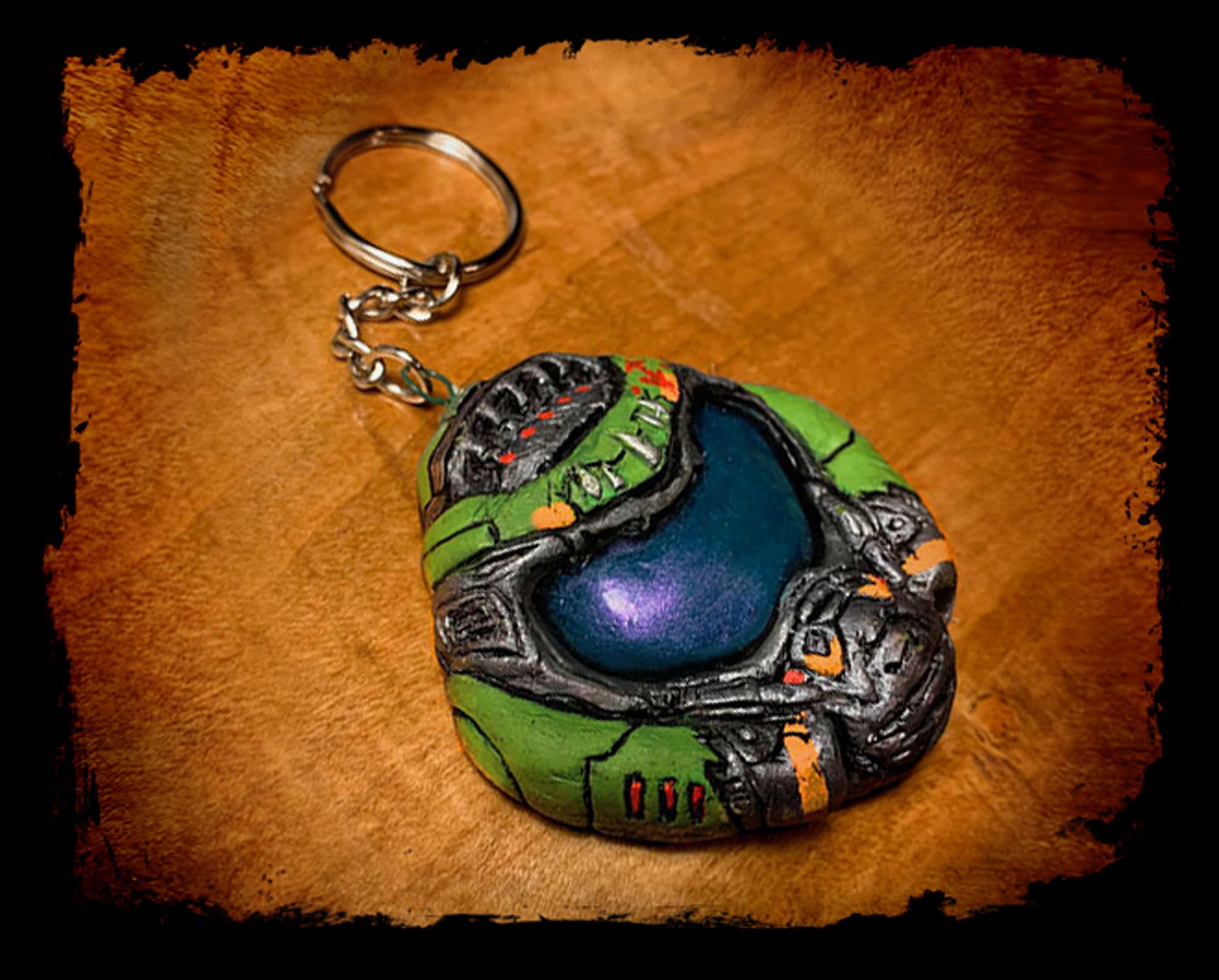 Doom Slayer Keychain para gamers Doom Eternal Videogame Doom guy Slayer ...