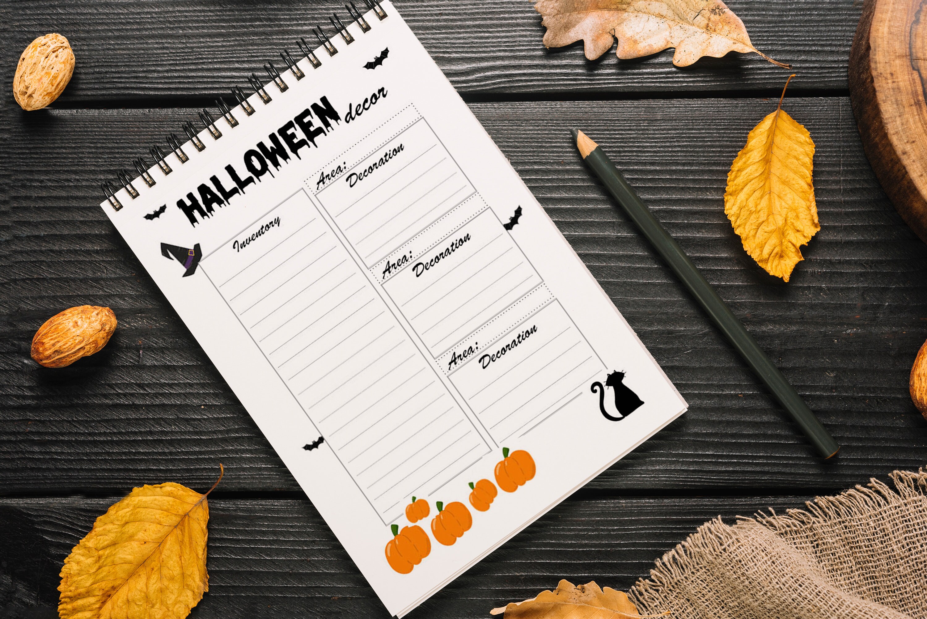 HALLOWEEN PRINTABLE PARTY Organizer, Halloween Printable Planner ...