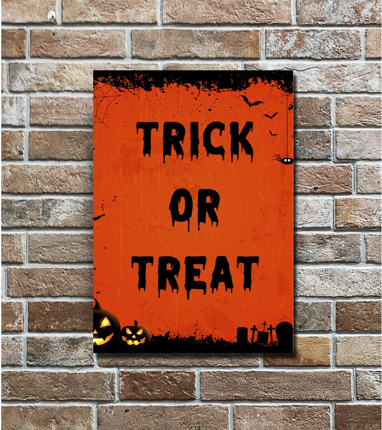 HALLOWEEN POSTER PRINTABLE for Instant Download 2 Posters - Etsy