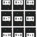 Space MULTIPLICATION & DIVISION TABLE Chart Printable With Flash Cards ...