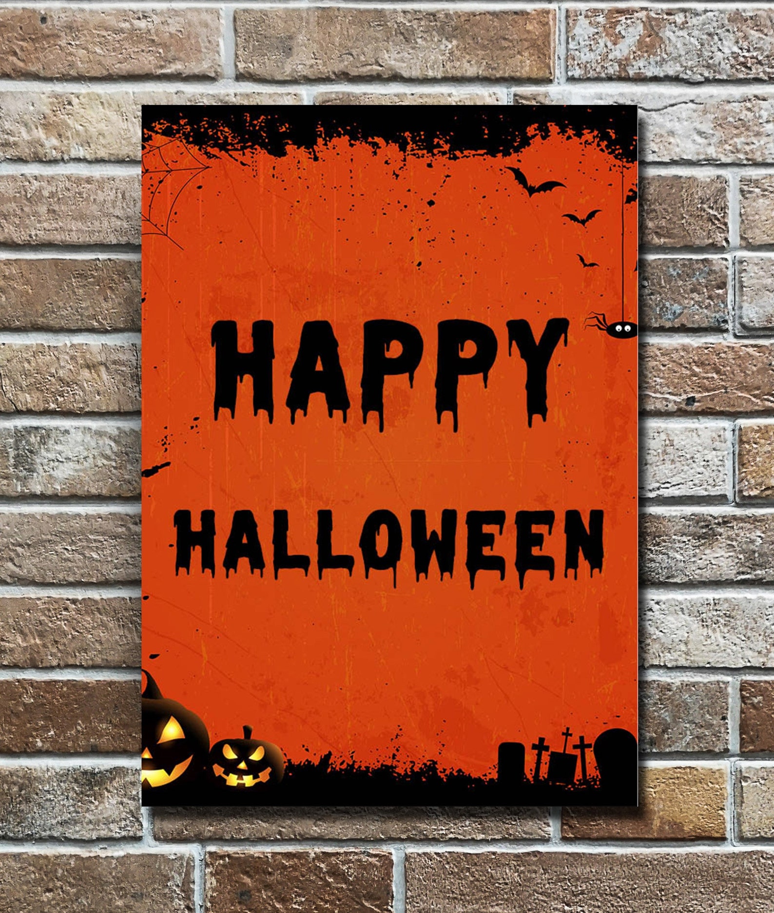 HALLOWEEN POSTER PRINTABLE for Instant Download 2 Posters - Etsy