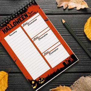 HALLOWEEN PLANNER SET Printable, October Holiday, Printable Party ...