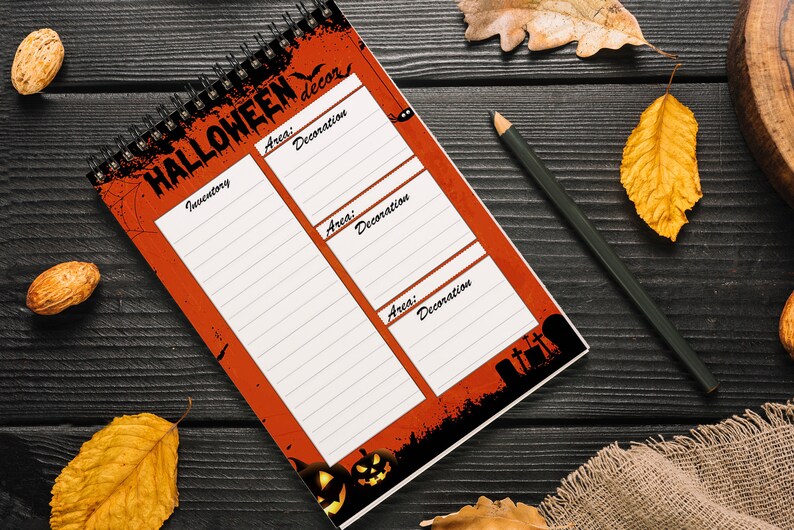 HALLOWEEN PLANNER SET Printable, October Holiday, Printable Party ...