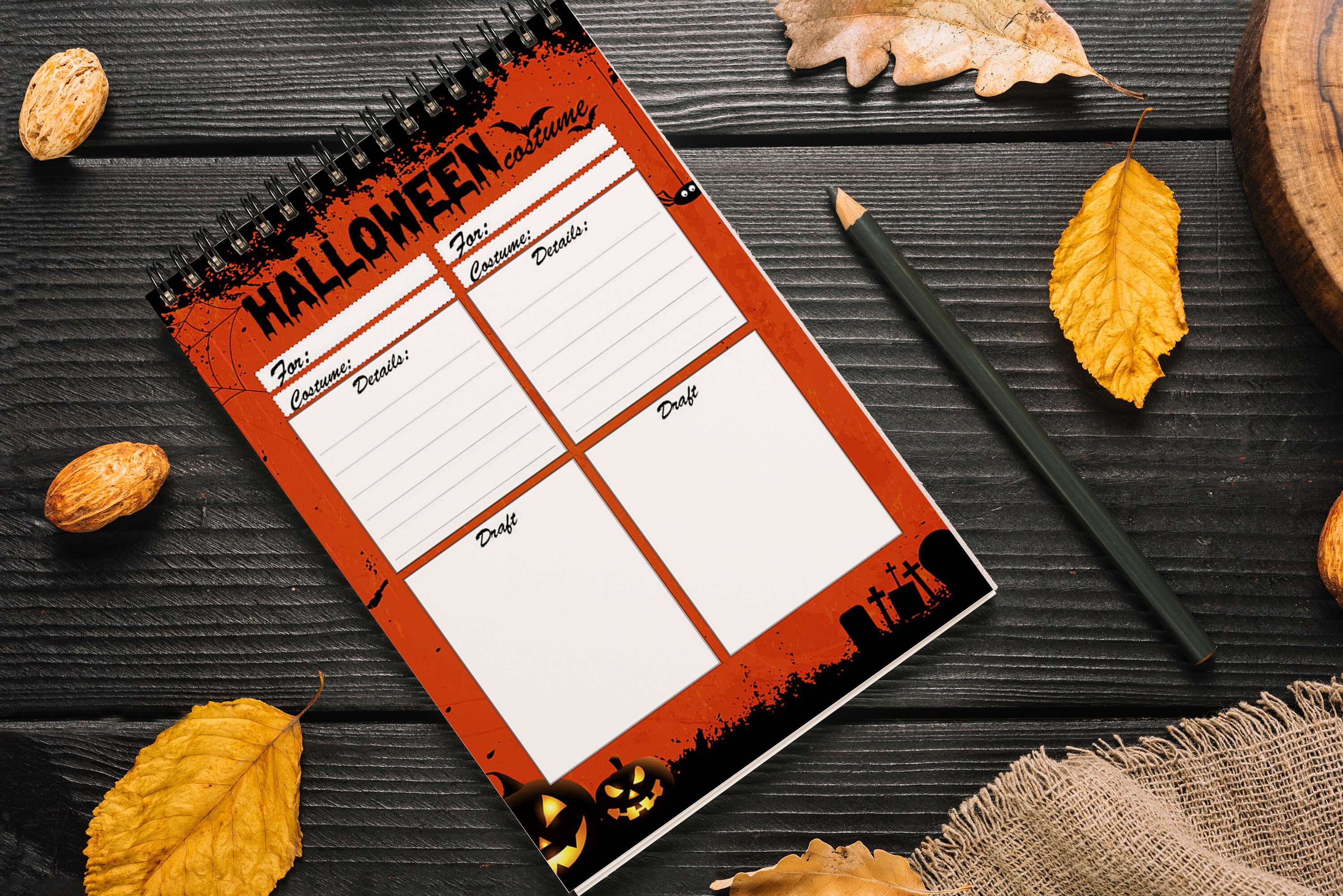 HALLOWEEN PLANNER SET Printable, October Holiday, Printable Party ...