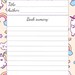 STUDENT PLANNER PRINTABLE Bundle With 5 Planner Pages Unicorn Theme ...