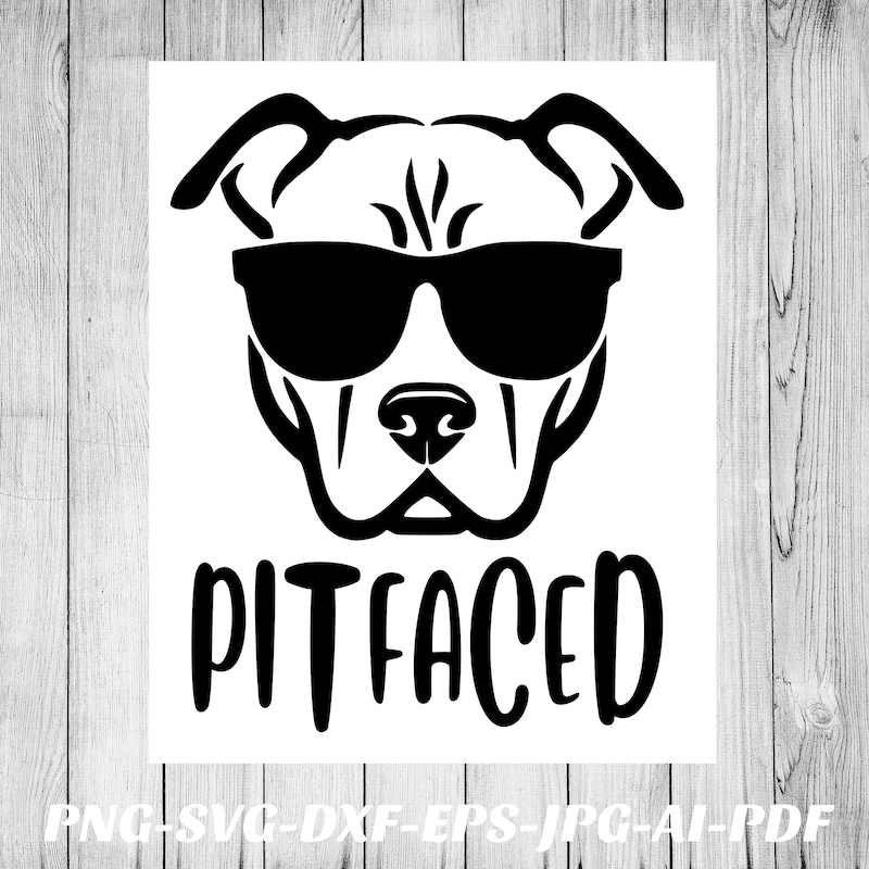 Pit Bull Svg - Etsy