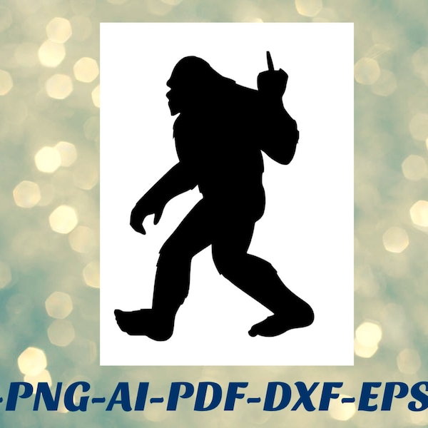Yeti Middle Finger Svg - Etsy