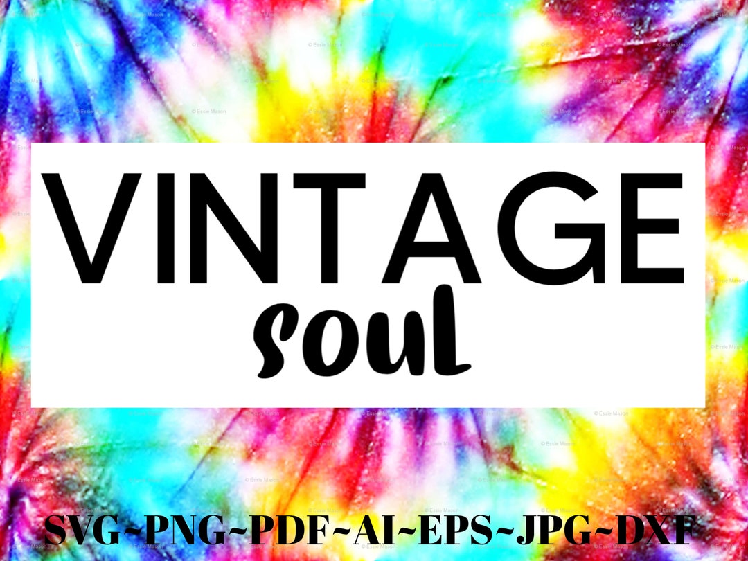 Vintage Svg File Soul Png Cricut Cameo Silhouette Vinyl Car Decal ...