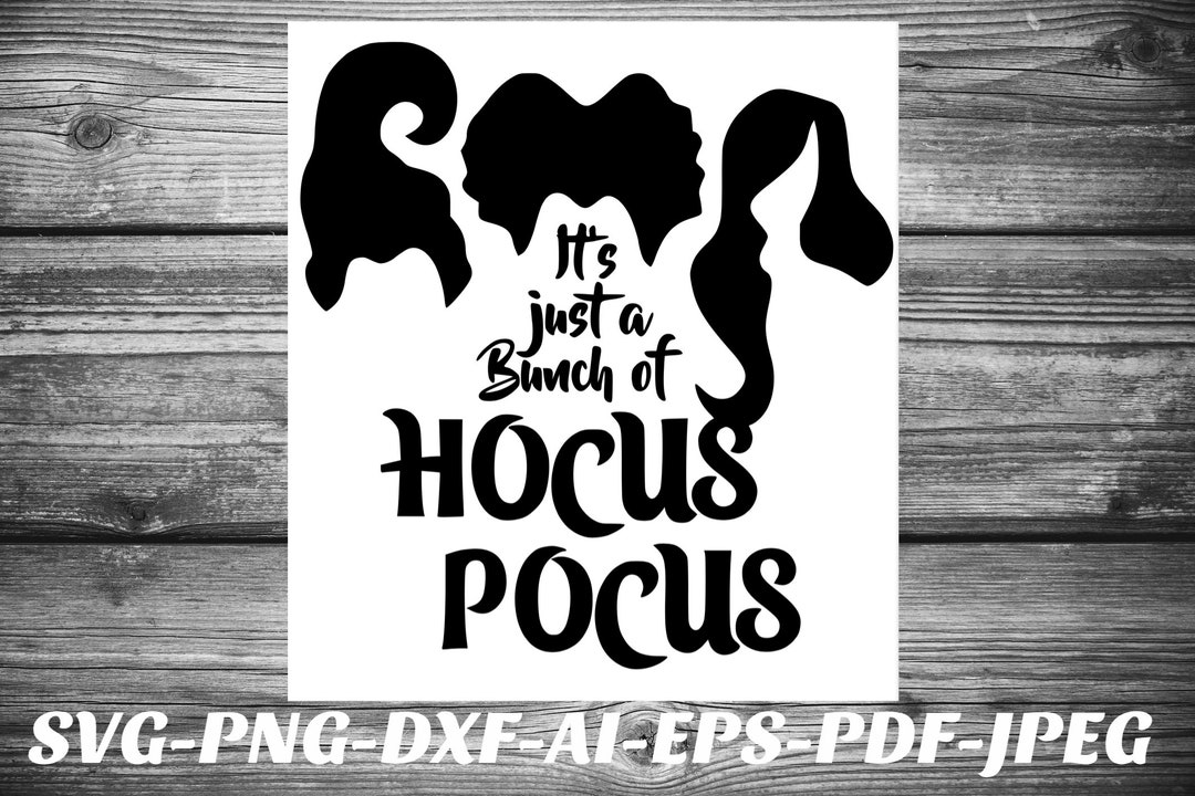 Hocus Pocus SVG Halloween Png Cut File Bundle for Cricut Cameo - Etsy ...
