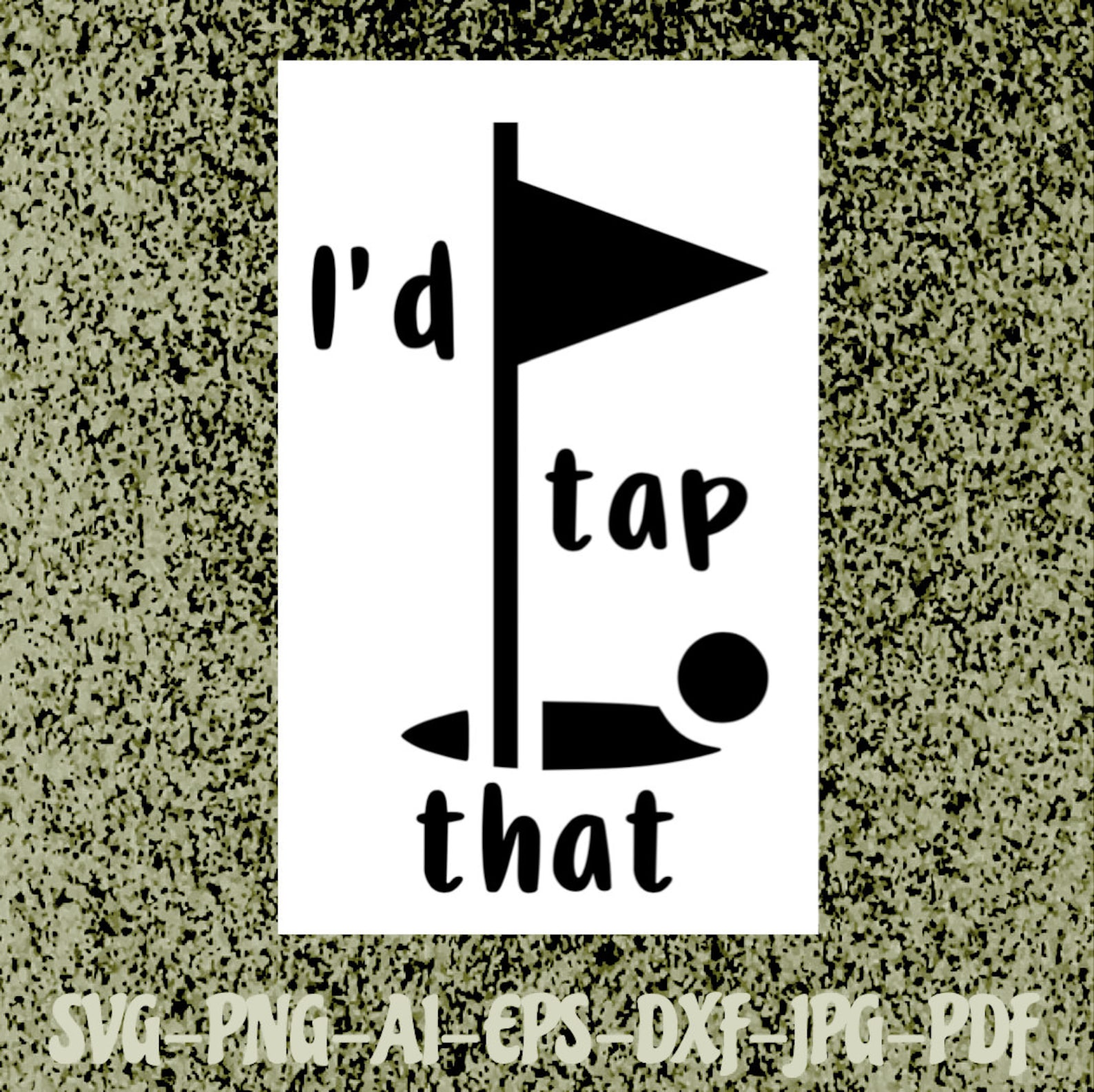 Id Tap That Svg Golf Png File Bundle Golf Shirt Gift Cricut | Etsy