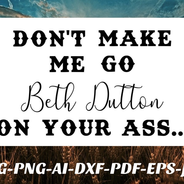 Beth Dutton Svg - Etsy