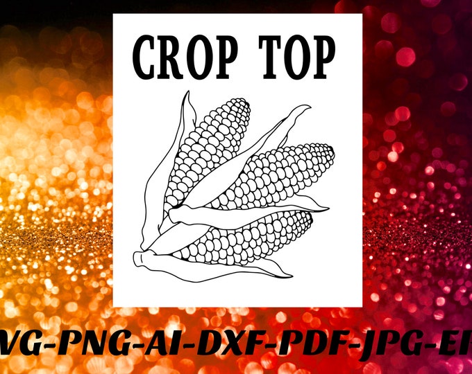 Crop Top Svg, Corn Farmer Svg, Crops Svg, Workout Svg, Farming Svg ...