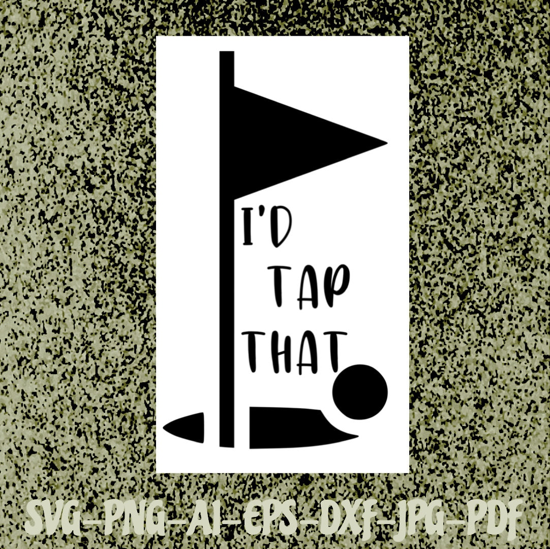 Golf SVG Id Tap That Svg Golfer Png Cricut Cameo Silhouette - Etsy Canada