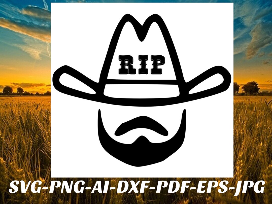 RIP Wheeler Svg Yellowstone Png Rip Svg Cricut Cameo Silhouette Vinyl ...