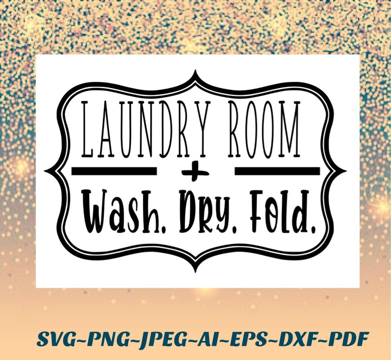 Laundry Room SVG Wash Png Dry Svg Cricut Cameo Silhouette - Etsy