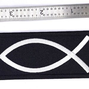 Christian Fish Fisher of Men Iron on Embroidered Patch 3x 1.5 - Etsy