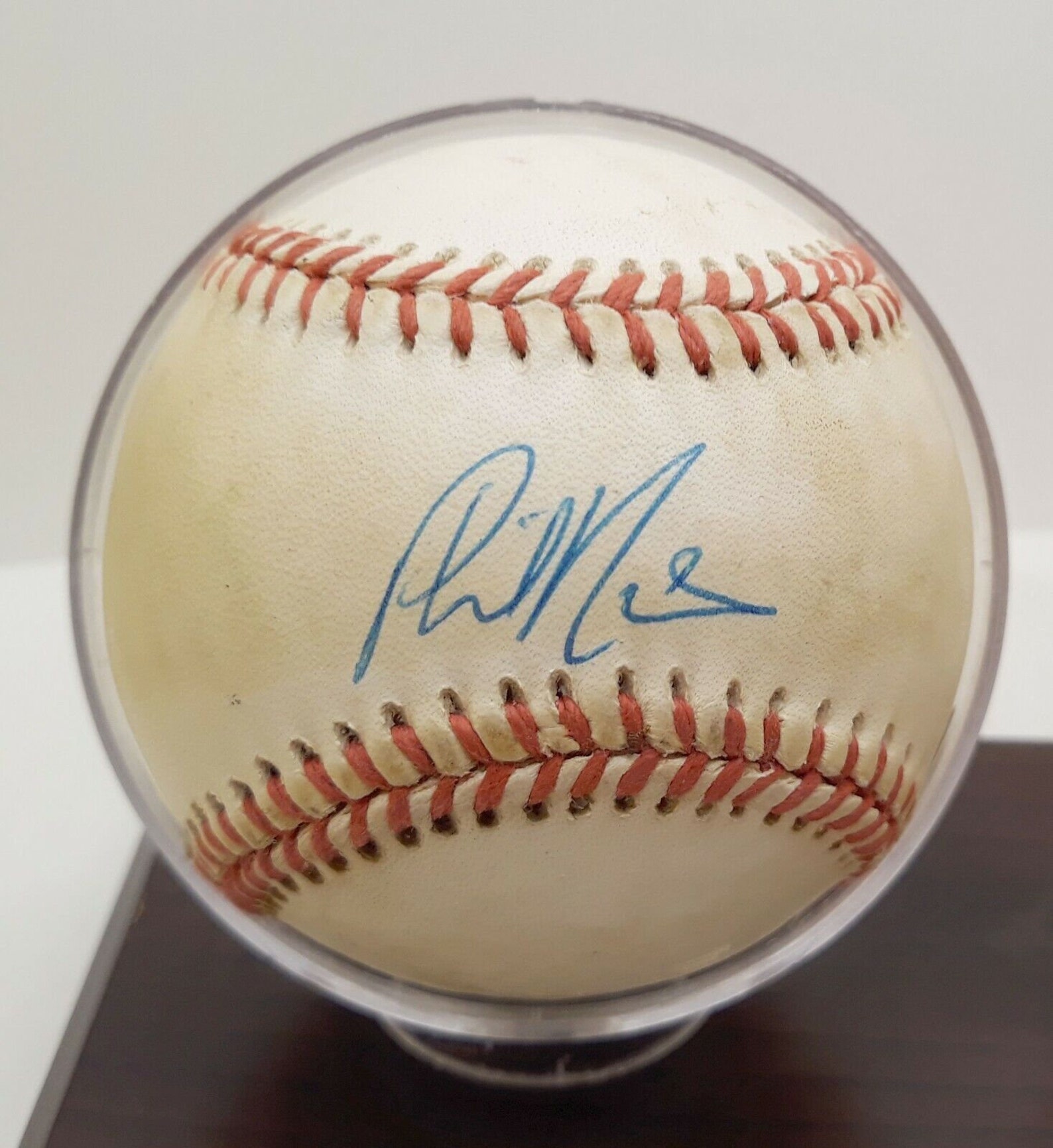 Phil Nevin PSA/DNA Authentic Signed Baseball & 2001 Pacific #372 Card ...