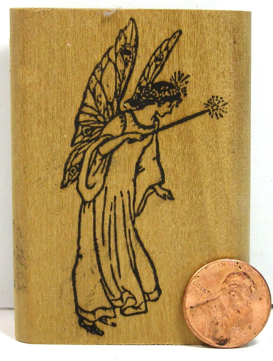 Rubber Stamp Unknown Fairy Godmother 3x2 BAN - Etsy
