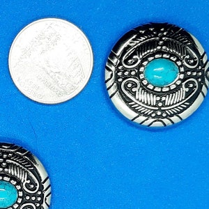 Southwest Native Style Pattern Concho / Conchos 1 1/4" Five Count - Etsy