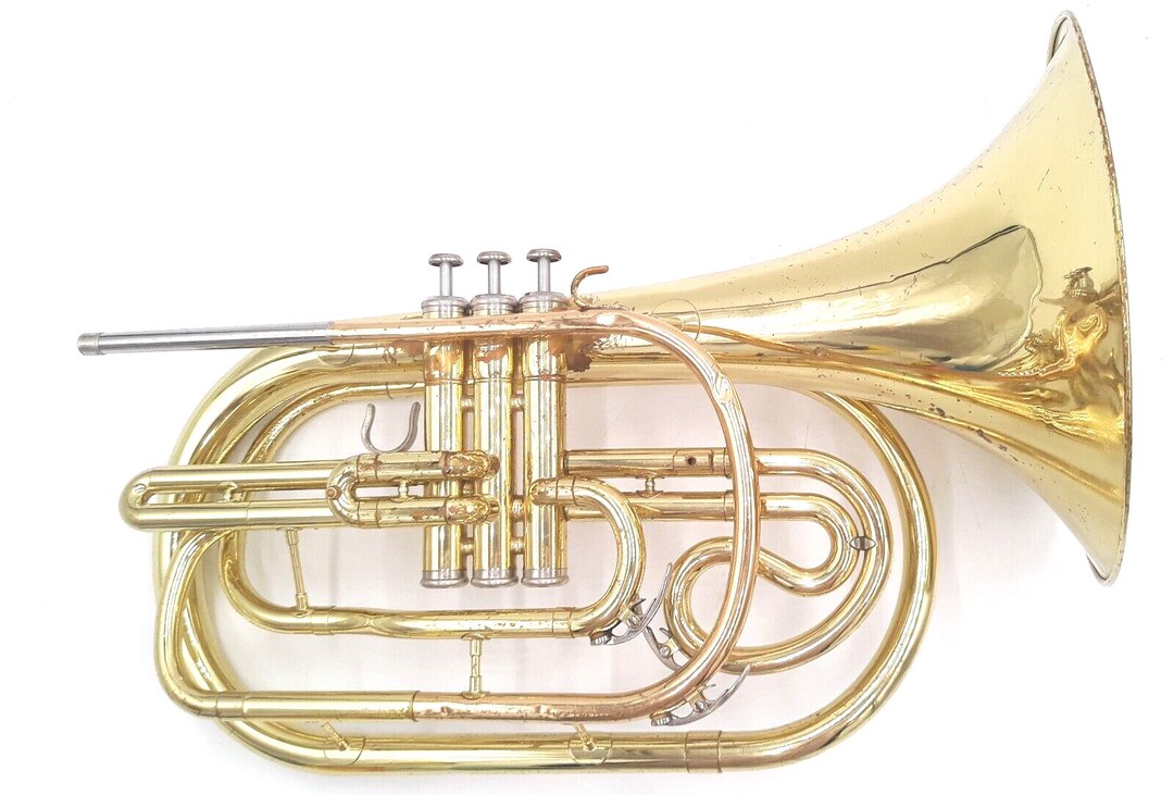 Yamahayhr302m Marching Bb French Horn With Case Serial 908057 - Etsy