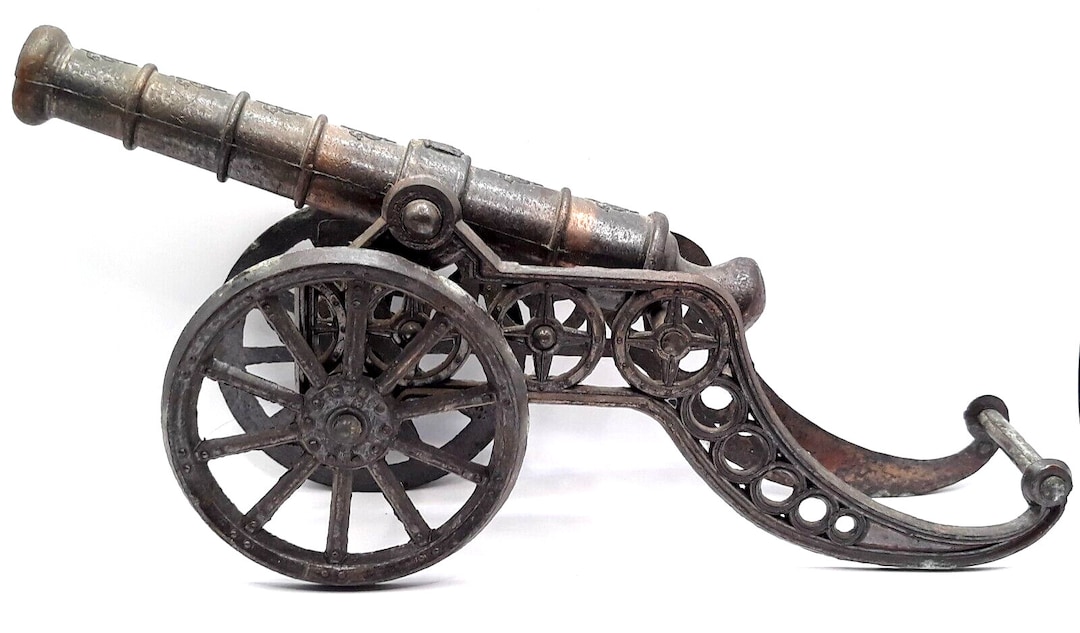 Cast Metal Ornamental Signal Cannon Replica 13"x6 1/2"x 3 3/8" - Etsy