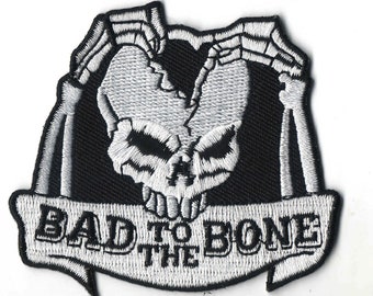 Bad to the Bone Patch - Etsy