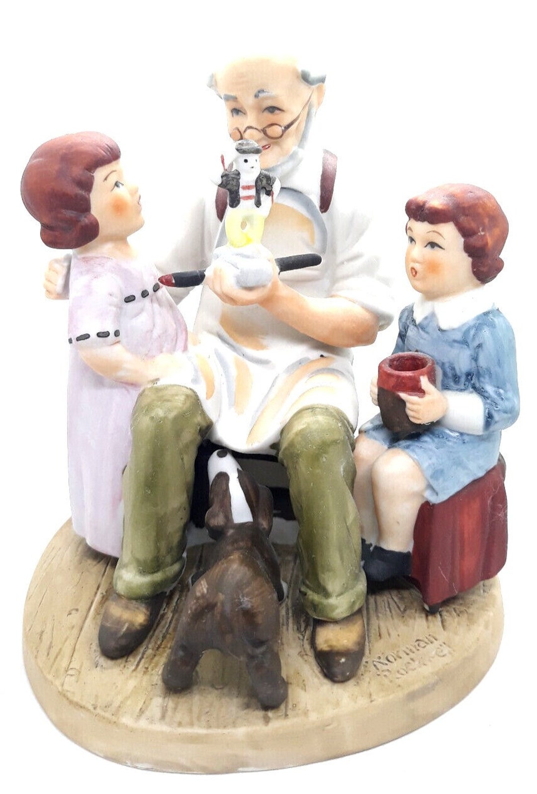 Norman Rockwell Collector's Club the Toymaker Figurine 1980 - Etsy