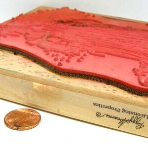Christmas Rubber Stamp Stamps Happen #90199 Olde English Santa 5-1/2X4 ...