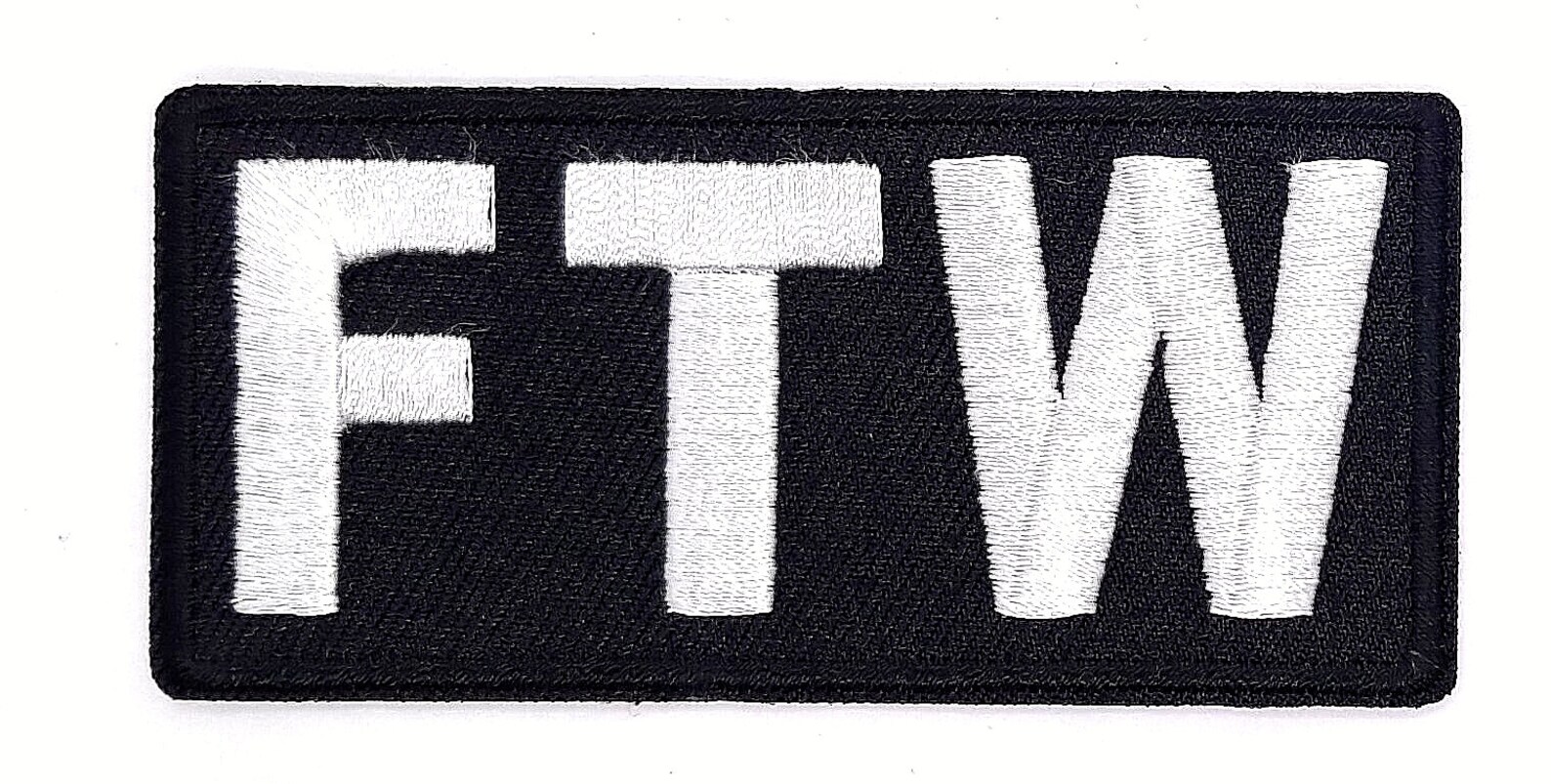 FTW Logo Fk the World Iron on Embroidered Patch 3.25 X - Etsy