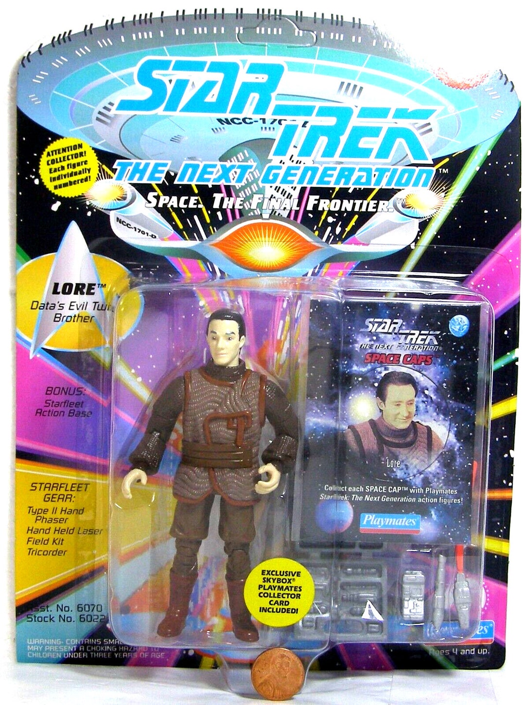 Playmates Star Trek Action Figure the Next Generation Lore 6022 1993 ...