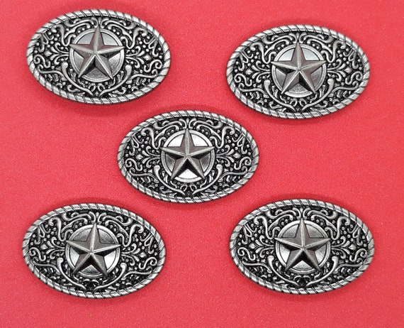 Lone Star Western Style Concho Conchos 1 3/4 X 1 | Etsy