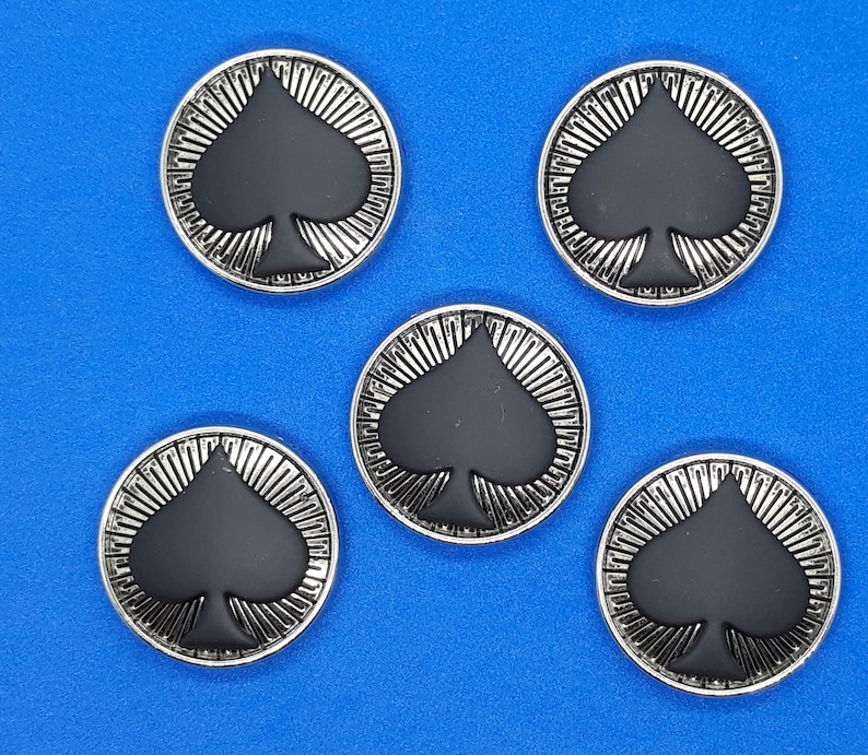 Ace of Spades Spade Concho Conchos 1 1/8 Five Count - Etsy