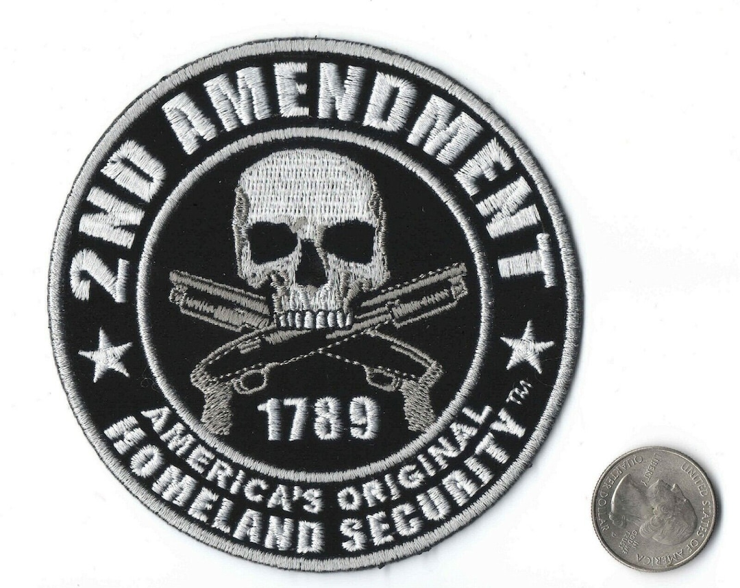 2nd Amendment America's Homeland Security Iron on Patch 3.25"x 3.25 " - Etsy