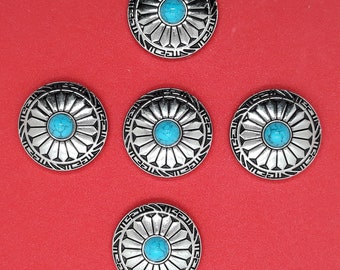 Heart Shaped Concho Western Concho Conchos Natural Stone - Etsy