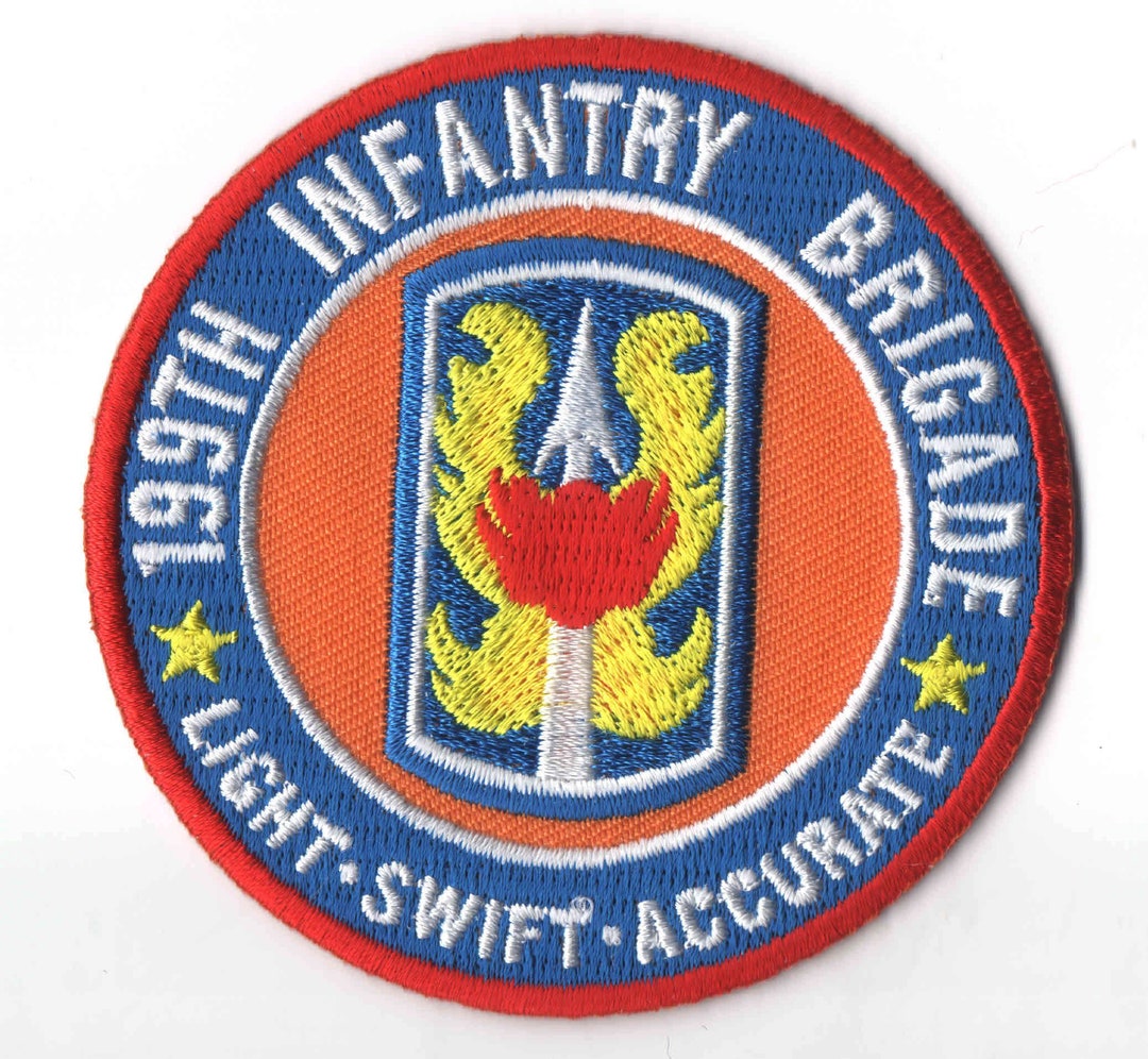 199th Infantry Brigade Light/swift/accurate Iron on Sew on Embroider ...