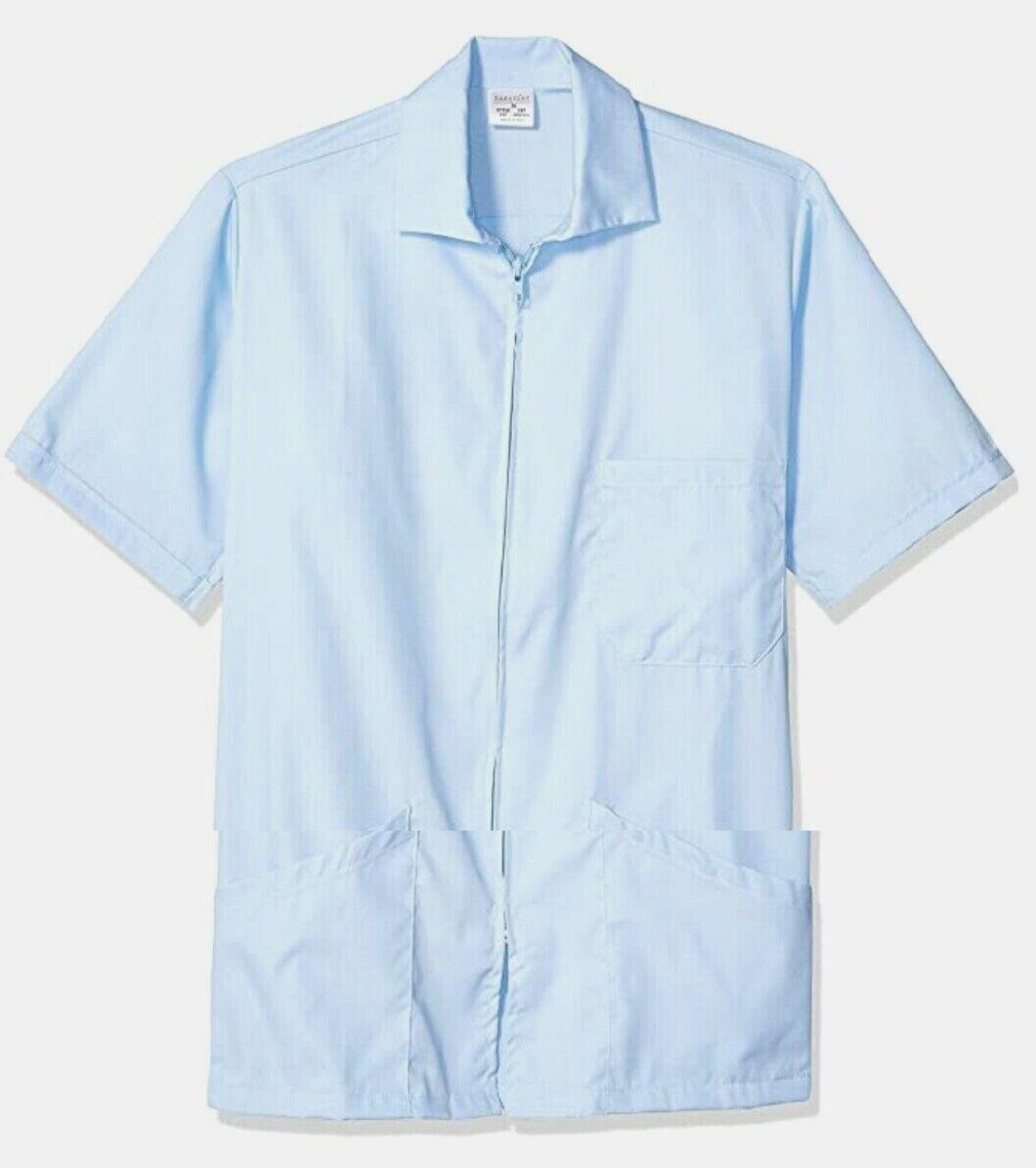 Fashion Seal Shane Uniform Zipper Front Shirt With Pockets Size Small ...