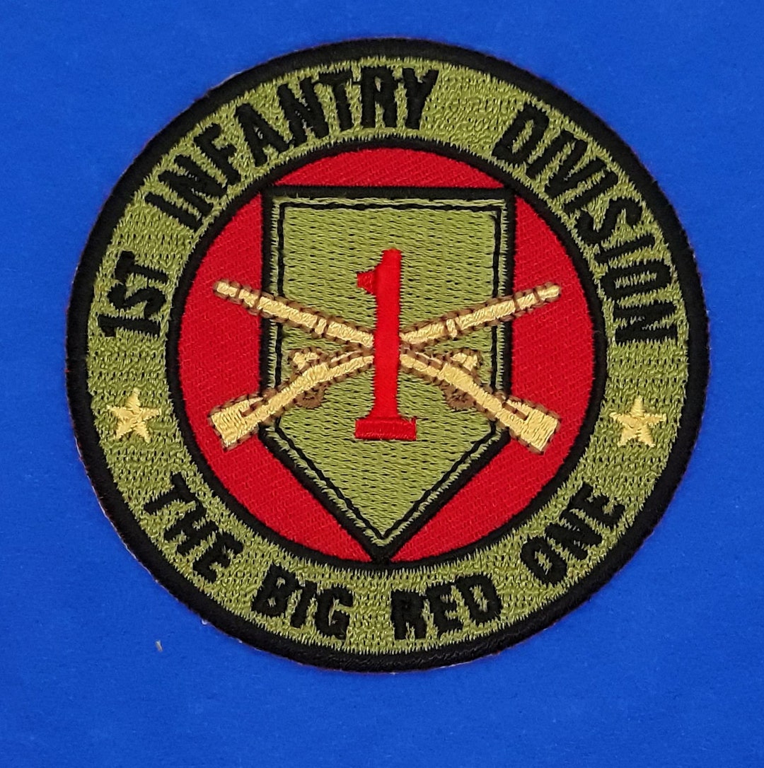1st Infantry Division the Big Red One Iron on Sew on - Etsy