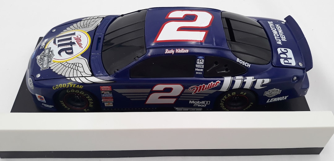 Rusty Wallace #2 Miller Lite Harley Davidson 1999 Action Ford Taurus ...