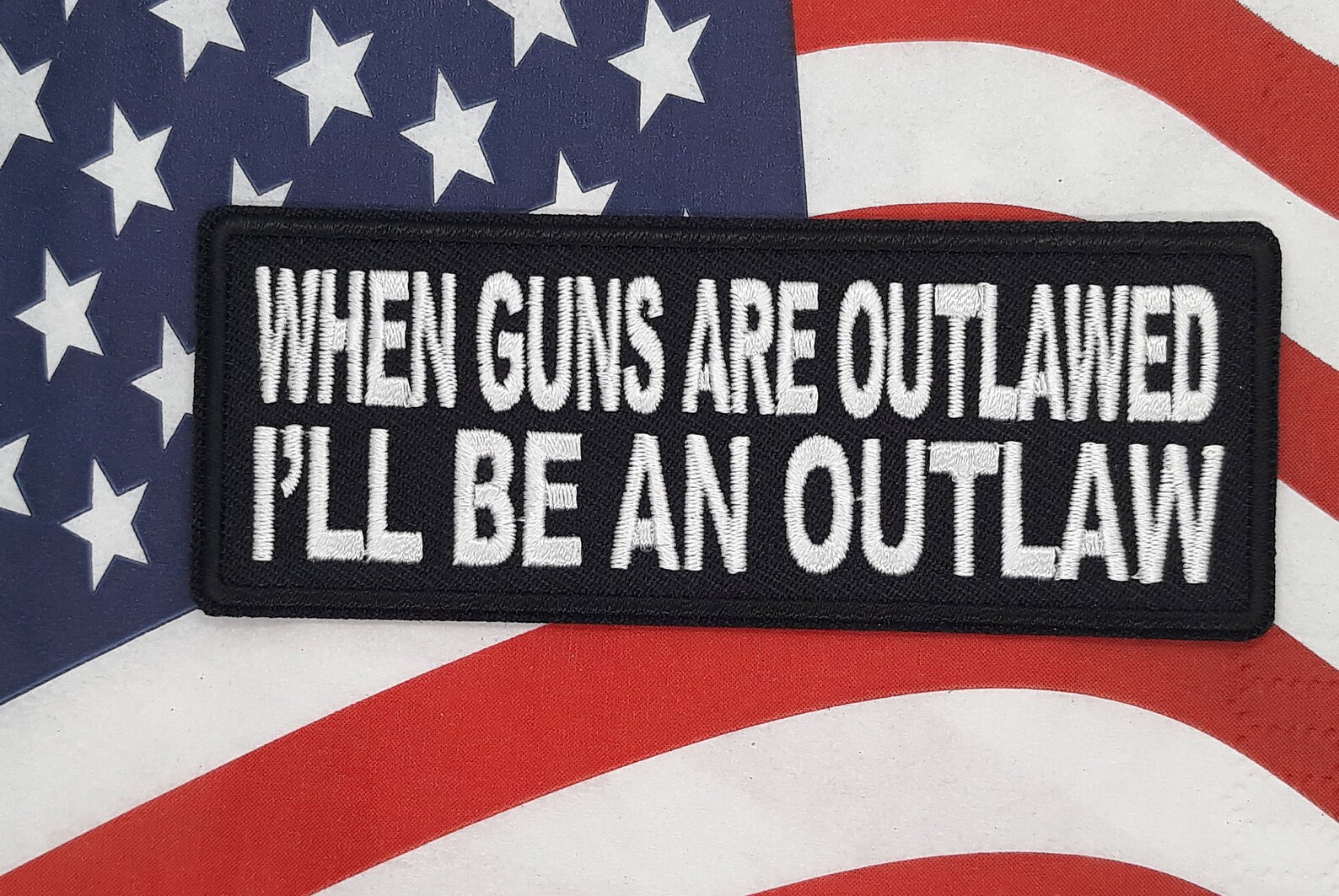 When Guns Are Outlawed I'll Be an Outlaw Iron on Sew on - Etsy