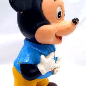 Mickey Mouse Figure Plastic Squeak Toy Made in Japan 6.5 Inch - Etsy