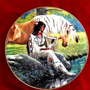 Prairie Flower Native American Princesses of the Plains Plate ...