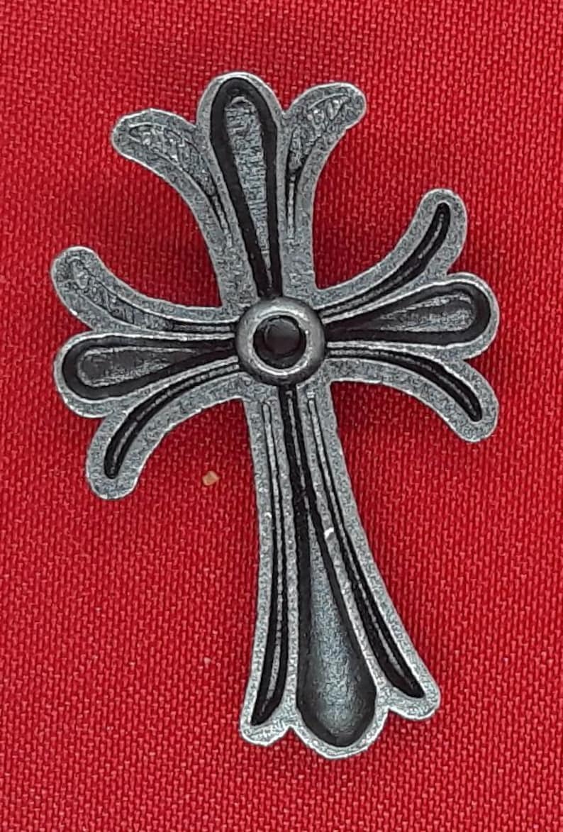 Fleury Style Cross Concho / Conchos Five Count Bronze 7/8" X 1 17/8" - Etsy