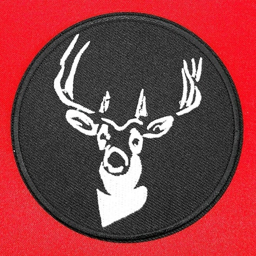 DEER HUNTER PATCH Hunting Iron-on Embroidered Applique Buck | Etsy